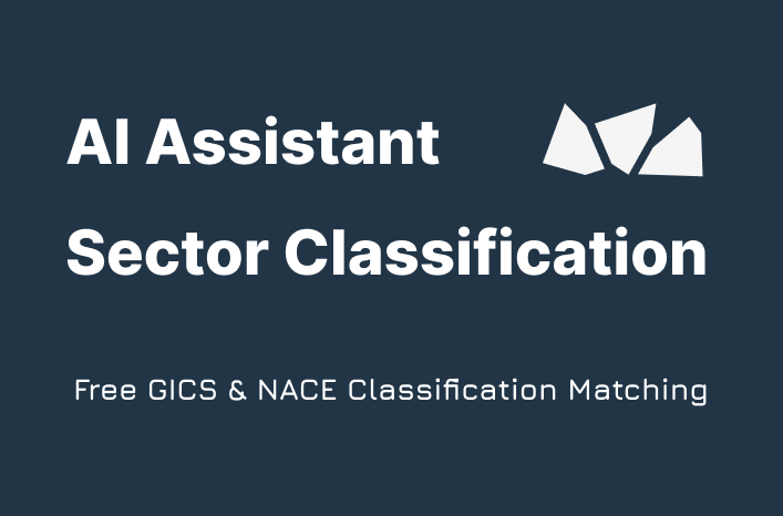 AI Sector Classification Assistant | Free GICS & NACE Framework Matching